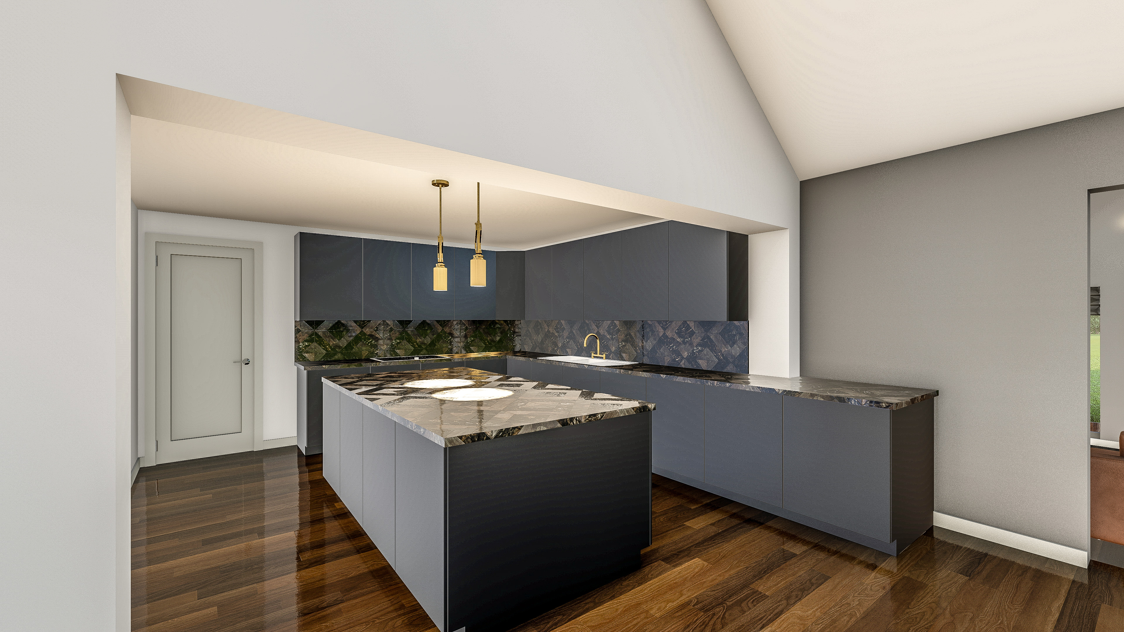 Alternate Shot of Kitchen Design! – CLA 3D Designs